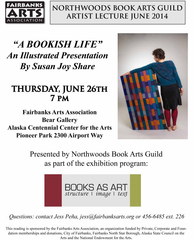 June 26th, 2014 Artist Lecture – Northwoods Book Arts Guild